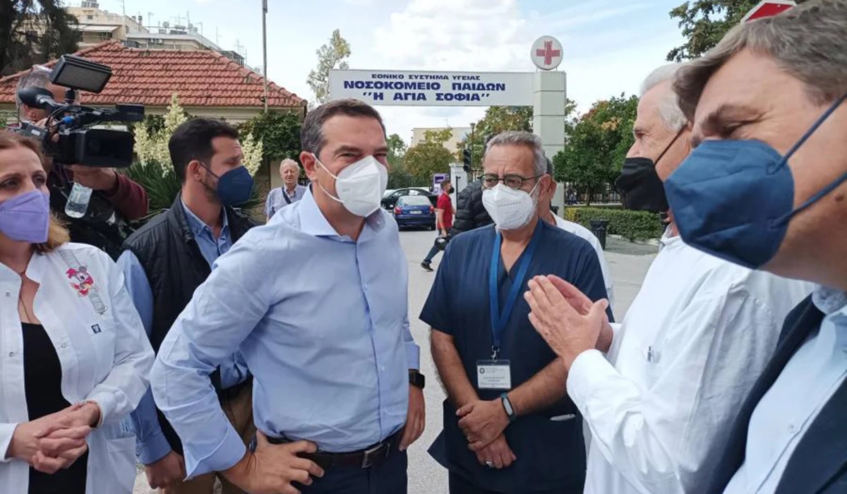 Αλέξης Τσίπρας: Στο Παίδων «Αγία Σοφία» - Άμεση επίταξη αναισθησιολόγων ...